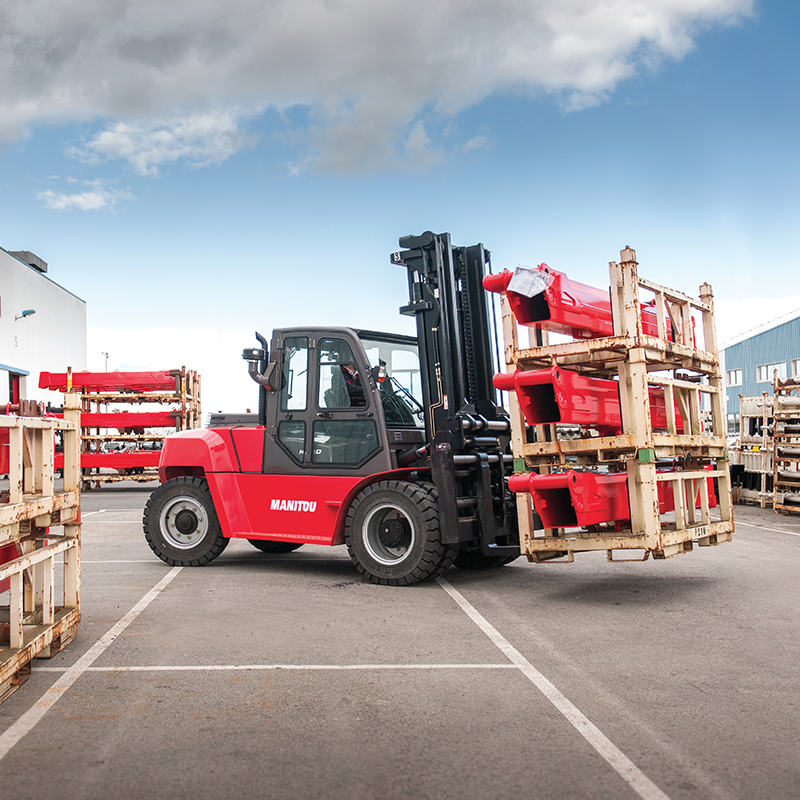 Chariot élévateur thermique MANITOU 4T à 10T - Location & Vente