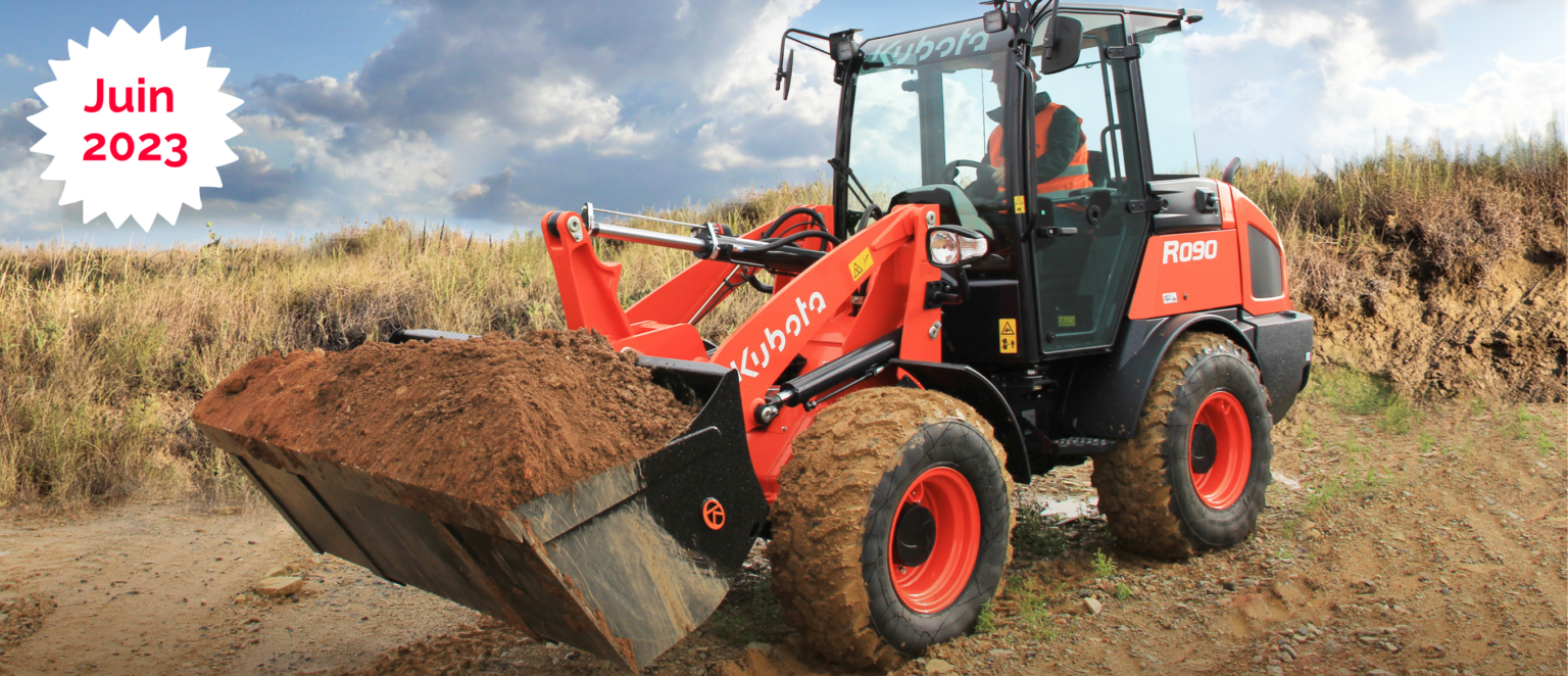 Chargeuse sur pneus Kubota R090 - Bouchard Manutention