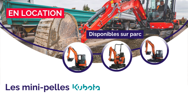 location-mini-pelles-KubotaLouez votre mini-pelle Kubota - Bouchard ...